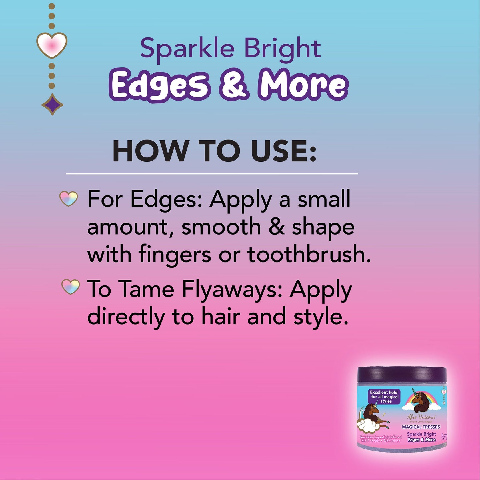 Sparkle Bright Edges & More – AfroUnicorn